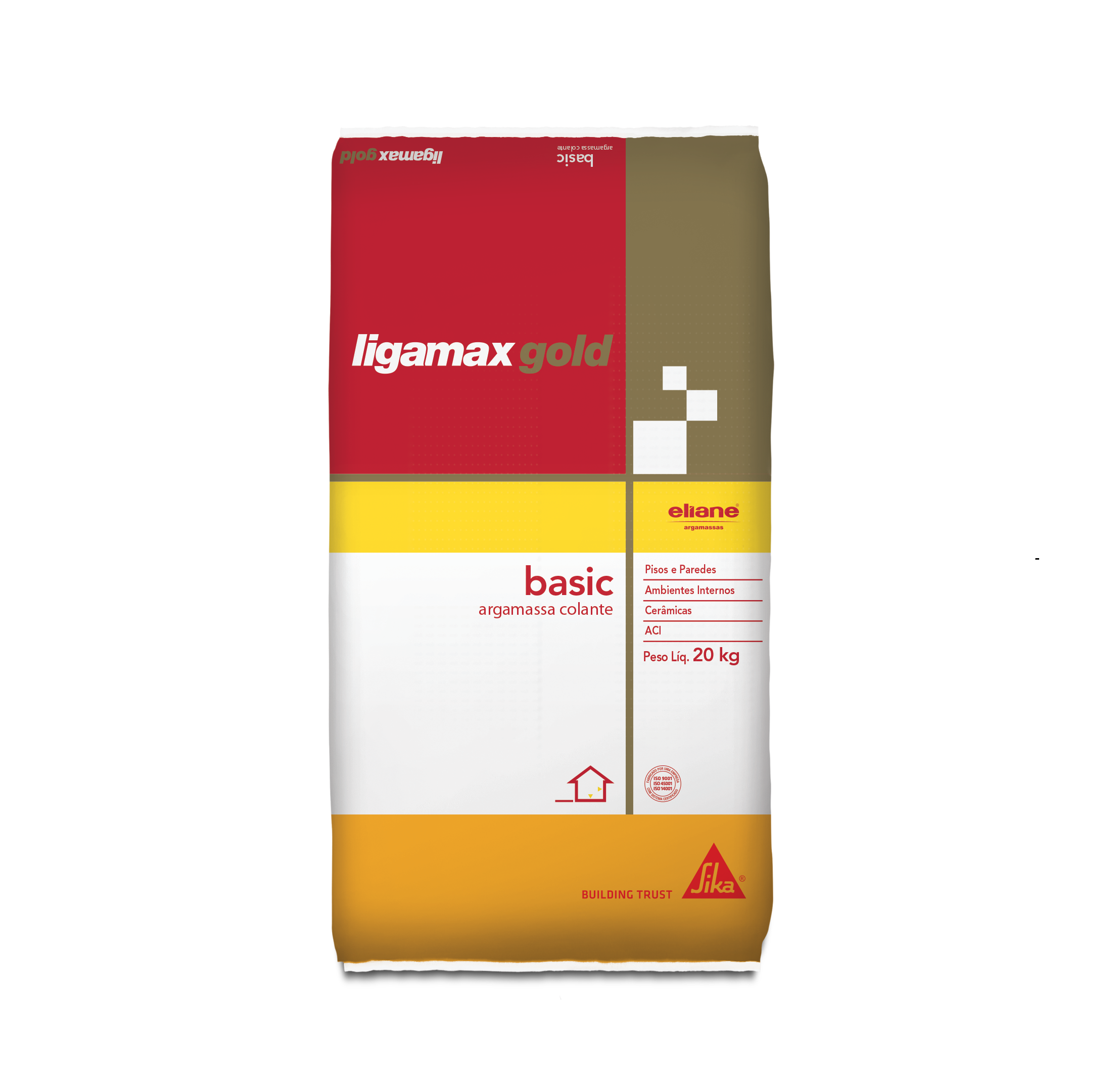 Argamassa Colante Basic ACI 20 Kg LigaMax Gold | Sika – Portugallo