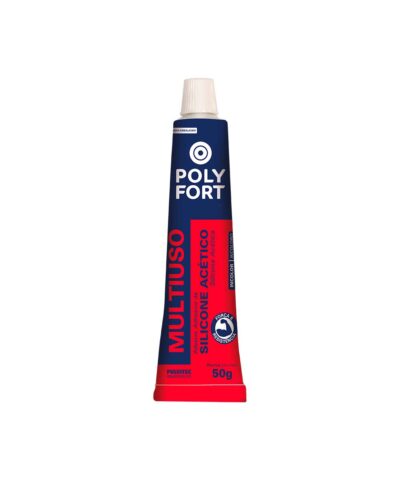 Adesivo Silicone Acético Multiuso 50g Incolor | Polyfort – Portugallo